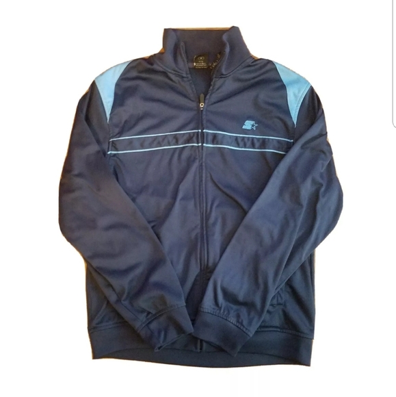 STARTER | Jackets & Coats | Starter Track Jacket Navy Blue Full Zip ...